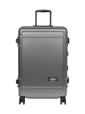 EASTPAK E Resist'r Medium Hard-shell Suitcase 68cm - Brushed Metal