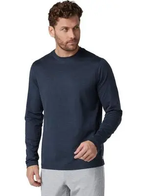 Vuori Vuori Long Sleeve Performance Tee Midnight Heather
