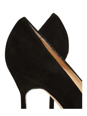 Manolo Blahnik Bb 105mm Suede Pumps - Black