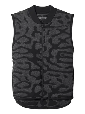 ADIDAS ORIGINALS Y-3 Recycled Jacquard-knit Vest - Black