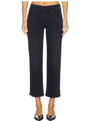 MOTHER Petite Lil' Mid Rise Zip Rambler Jeans - Night In Venice