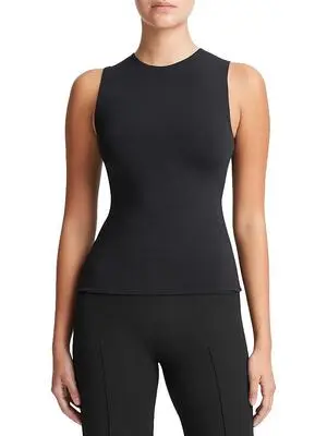 Vince Sleeveless Tank Top - Black