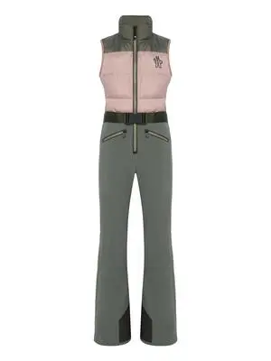 Moncler Technical Stretch-nylon Ski Suit Green