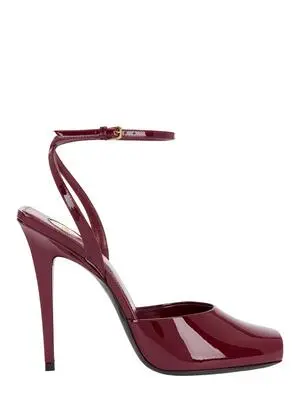 Saint Laurent Orhand Peep Toe Pumps - Marron Glace