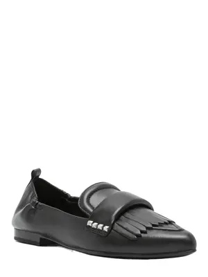 Ash Ash Blitz Leather Slippers Black