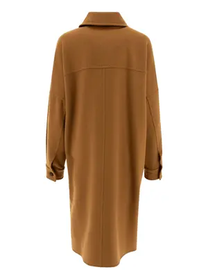 Max Mara Oversize Cashmere Coat - Brown