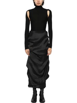 Khaite Olula Skirt - Black