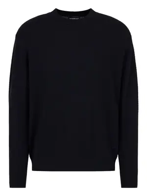 EMPORIO ARMANI Emporio Armani Chevron-Knit Sweater
