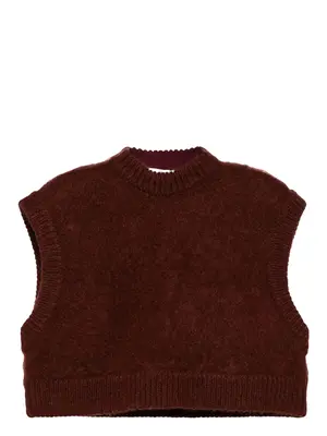 ENFOLD Enföld Cropped Knitted Vest