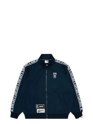 AAPE BY *A BATHING APE® Logo Zip-up Sweatshirt - Blue