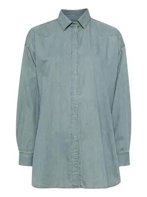 TU ES MON TRESOR Tu Es Mon Tresor Oversized Denim Shirt