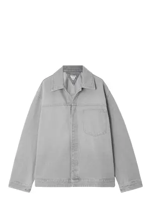 Bottega Veneta Denim Trucker Jacket - Gray