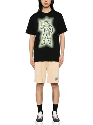 BILLIONAIRE BOYS CLUB Logo-print Jersey Shorts - Neutrals