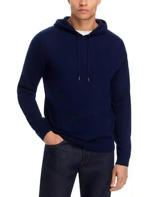 Bloomingdale'S Extra Fine Merino Wool Slim Fit Hooded Sweater - Bright Navy