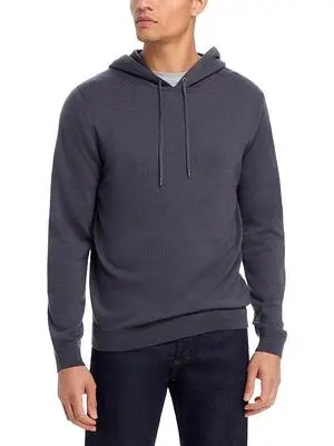 Bloomingdale'S Extra Fine Merino Wool Slim Fit Hooded Sweater - Gunmetal