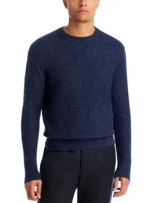 Bloomingdale'S Wool & Cashmere Jacquard Sweater Exclusive - True Blue Multi