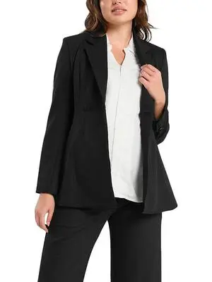 MARION Tailored Maternity Blazer - Black