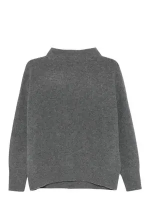Vince Cashmere Funnel-neck Sweater - Grey