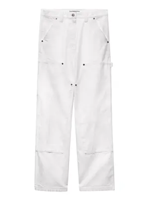 Prada Canvas Trousers - White