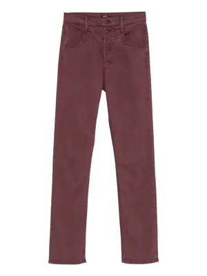 MOTHER The Rocky Rider Skimp Trousers - Purple