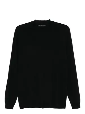 LOW BRAND Fine-knit Sweater - Black