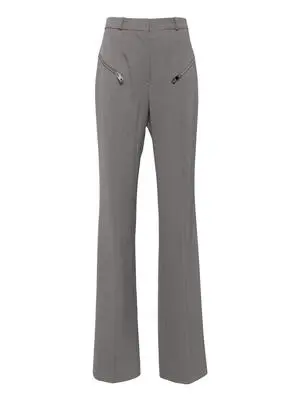 DEL CORE Zipper Detailed Trousers - Grey