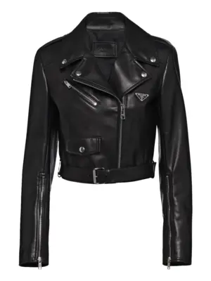 PRADA Prada Leather Biker Jacket