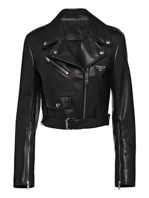 PRADA Prada Leather Biker Jacket