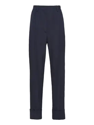 PRADA Prada Pressed-Crease Tailored Trousers