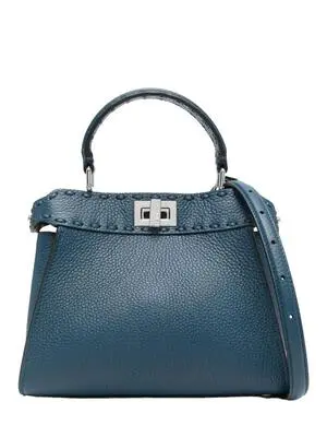 Fendi Mini Peekaboo Tote - Blue