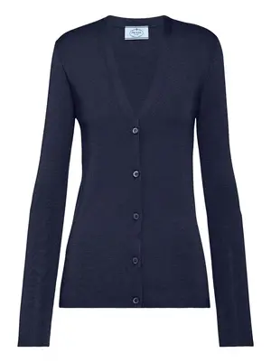 PRADA Prada Fine-Knit Cardigan