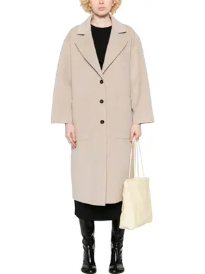 BLANCA VITA Felted Coat - Neutrals