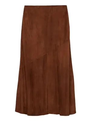PRADA Prada Suede Midi Skirt