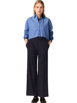MAJE Maje Wide-Leg Suit Trousers
