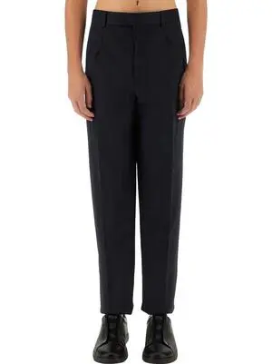 Zegna Straight Leg Trousers - Black