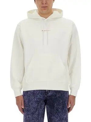 Marni Sweatshirt With Logo - White
