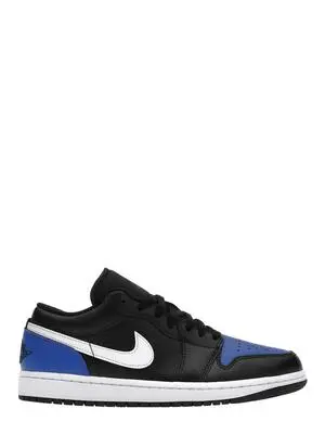JORDAN 1 Low Royal Toe Sneakers - Black/white/game Royal