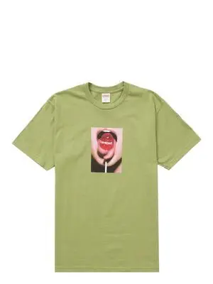 Supreme Lollipop Tee Shirt Moss