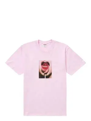 Supreme Lollipop Tee Shirt Light Pink