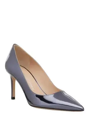 STUART WEITZMAN Stuart Weitzman Power 75 Pointed Toe Pump Cool Gray