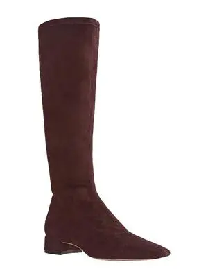 REFORMATION Raven Knee High Boot - Espresso Stretch Suede
