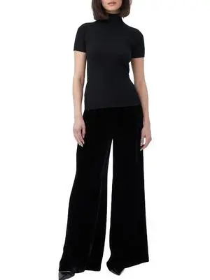 Trina Turk Saige Velvet Pants - Black