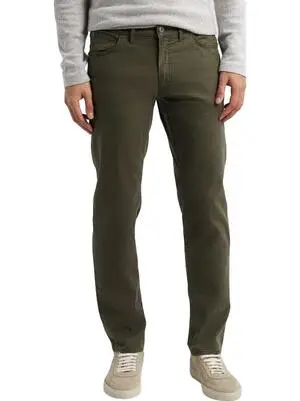 BRAX Chuck Modern Fit Five-pocket Pants - Olive