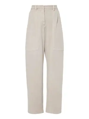 Brunello Cucinelli Mid-rise Wide-leg Jeans - Beige
