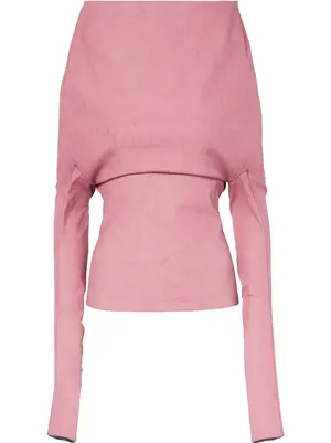 Rick Owens Draped Top - Pink