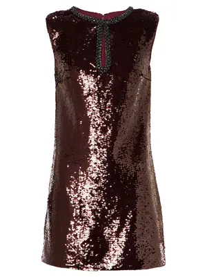 SELF-PORTRAIT Sequined Mini Dress