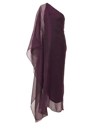 TALLER MARMO Betsy One-shoulder Gown - Purple