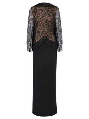 SAFIYAA Safiyaa Serryna Lace Gown