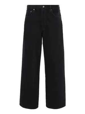AGOLDE Low Slung Baggy Wide-leg Jeans - Black