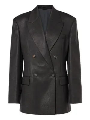 Brunello Cucinelli Wool-blend Blazer - Black